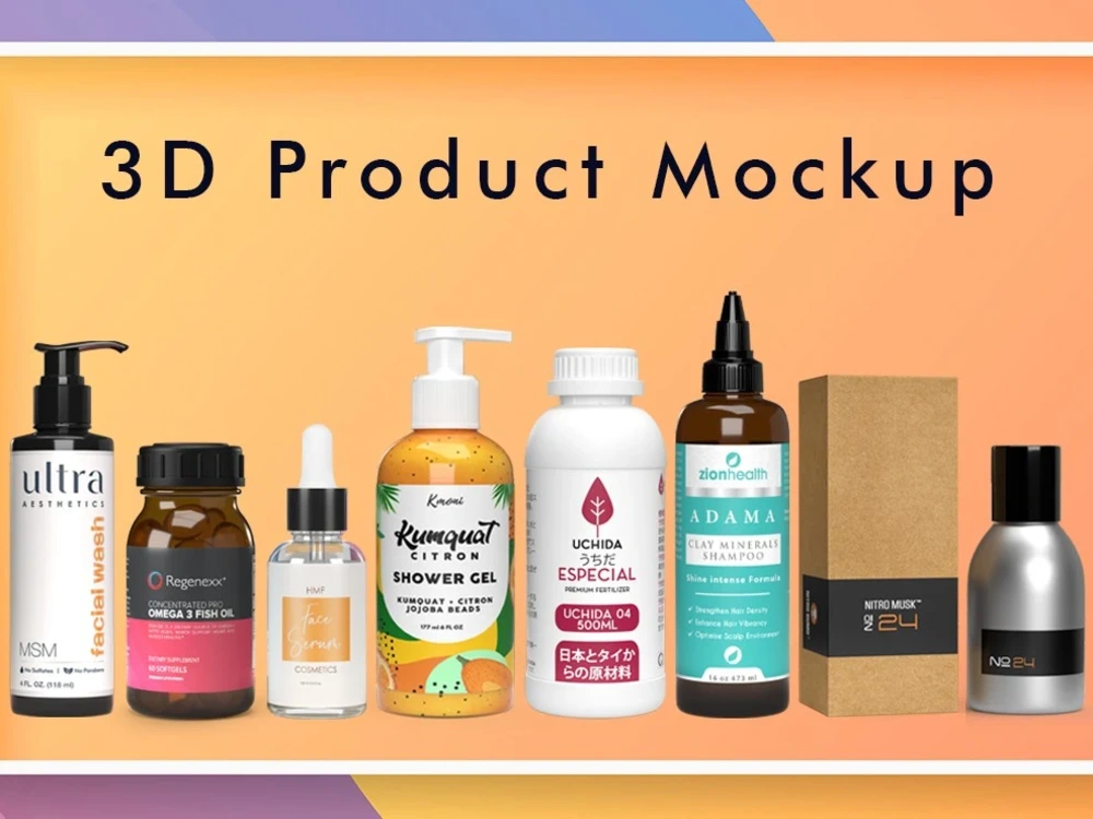 Realistic 3D product mockup | Upwork