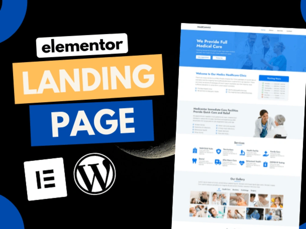Elementor Website design - WordPress Elementor -Elementor Pro Landing pages | Upwork