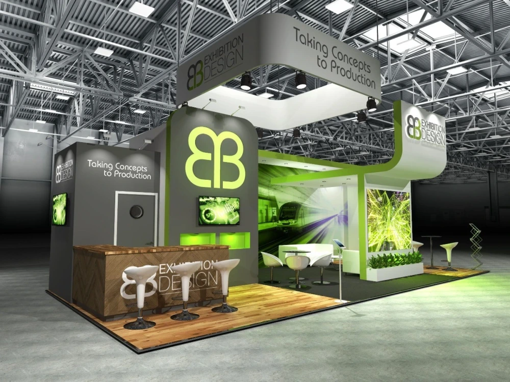 Great concept exhibition booth design | Upwork