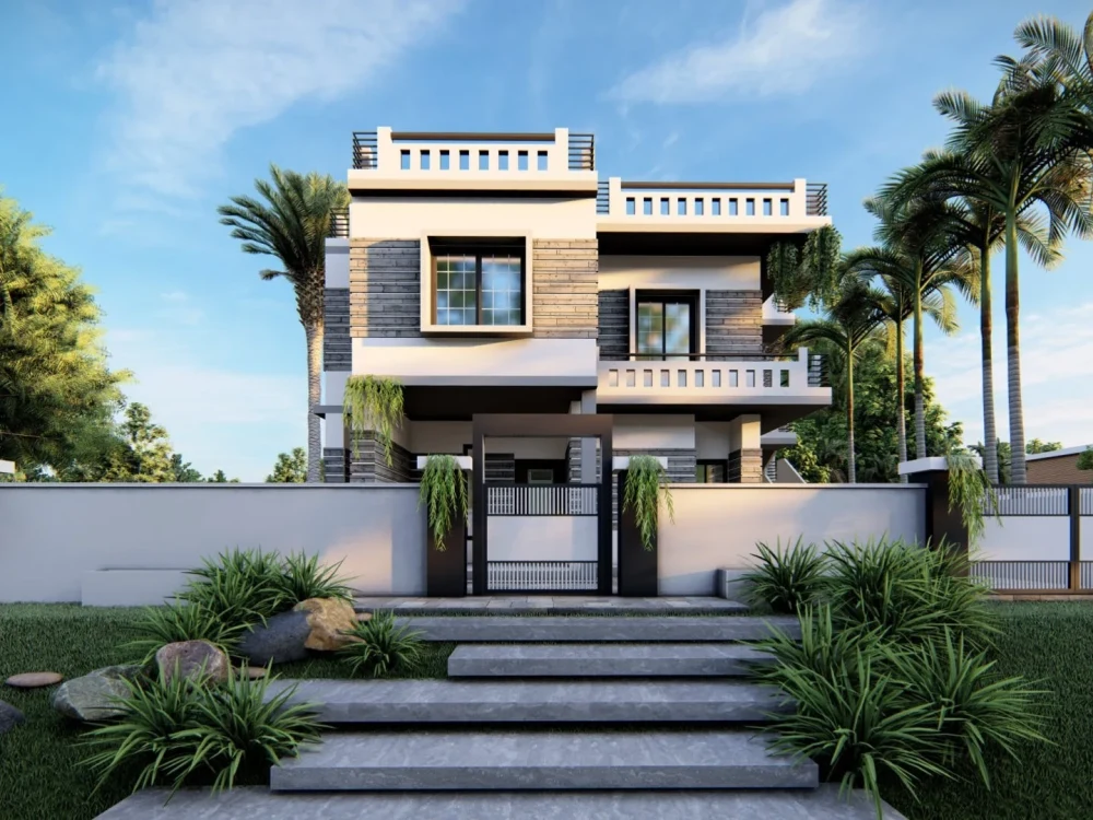 A fantastic 3d Exterior Model of Building | Upwork