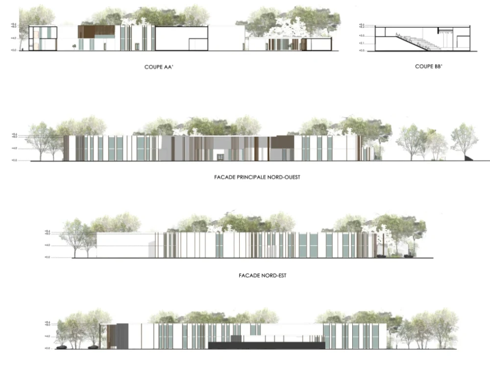 Cad drawings as plans, sections, and elevations | Upwork
