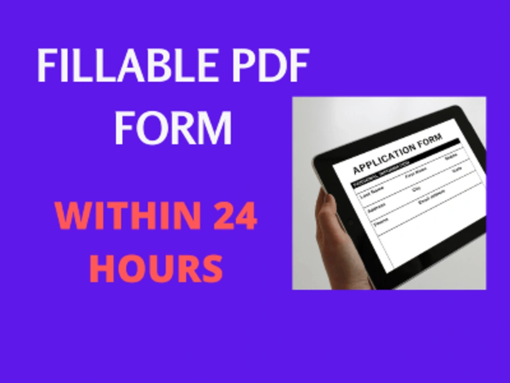 Interactive Professional Fillable Form in PDF | Upwork