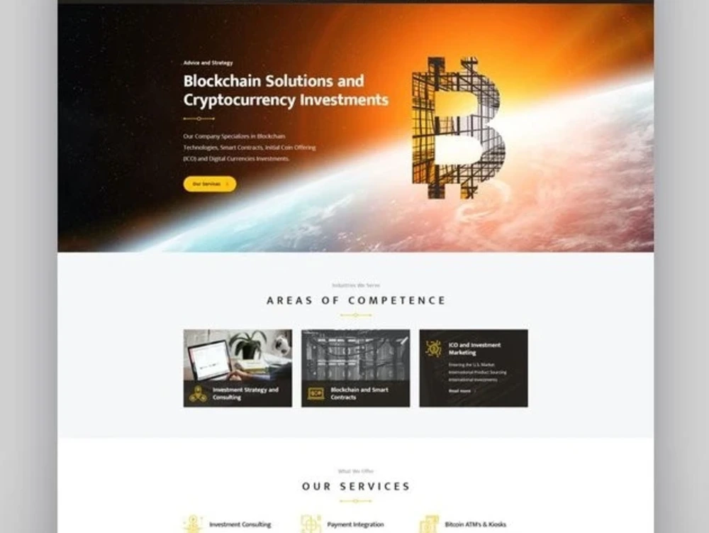 A responsive ico website | Upwork