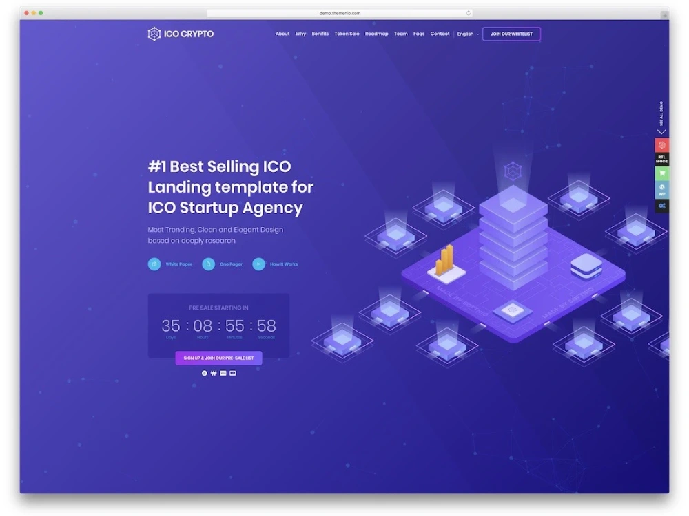 A responsive ico website | Upwork