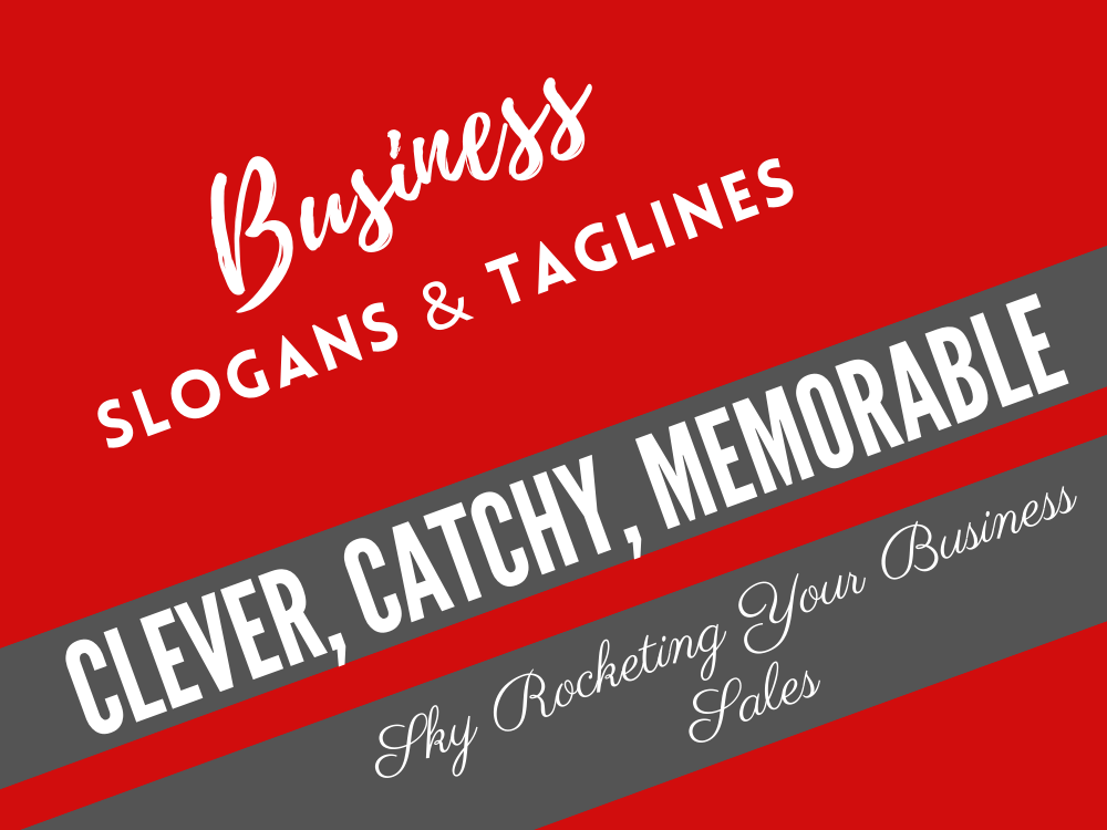 Catchy Sales Slogans Examples