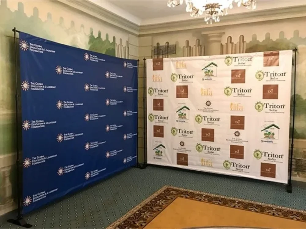 Backdrop design or step and repeat banner | Upwork
