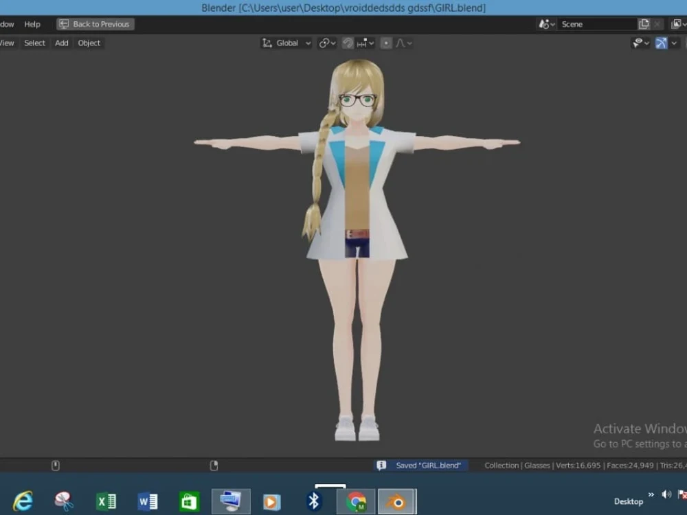 Rig of 3d character, avatar or model for VRChat, VTuber | Upwork