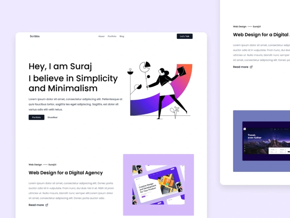 An unique website design | Upwork