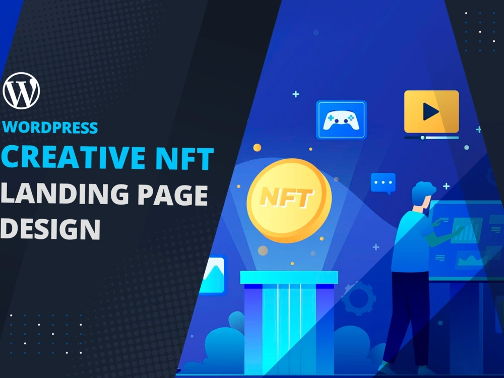 A creative NFT landing page design. | Upwork
