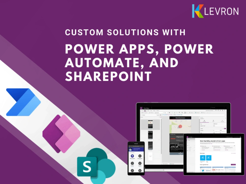 A customized PowerApps that integrates with Power Automate and ...