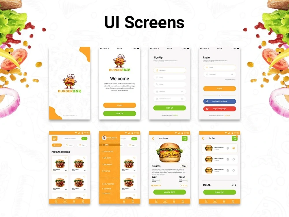 Unique mobile app ui ux design | Upwork