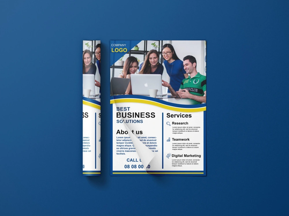 A professional business, service, and product promotional flyer design ...