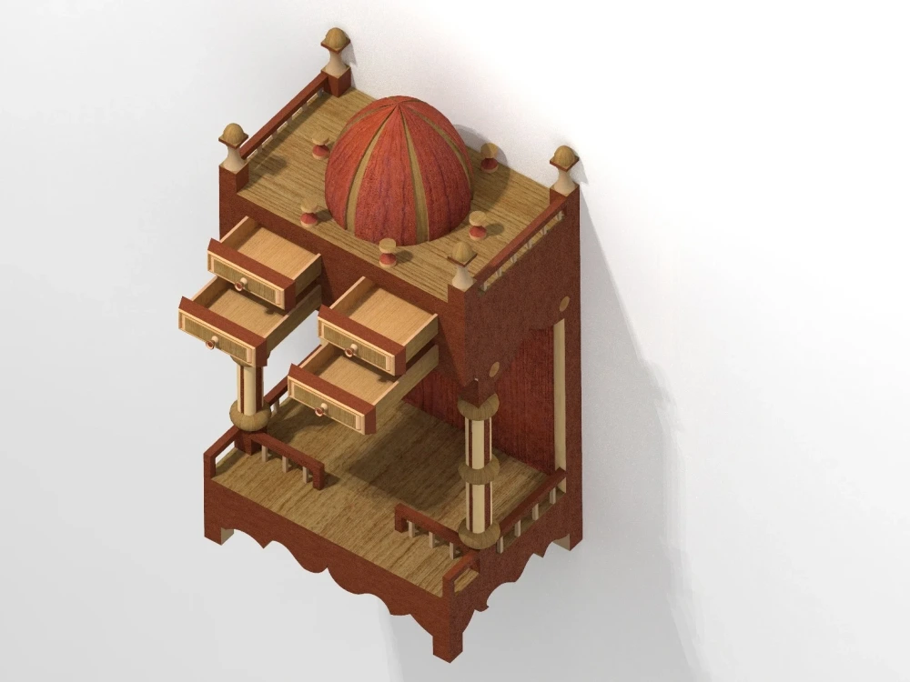 An extraordinary furniture design of house temple | Upwork