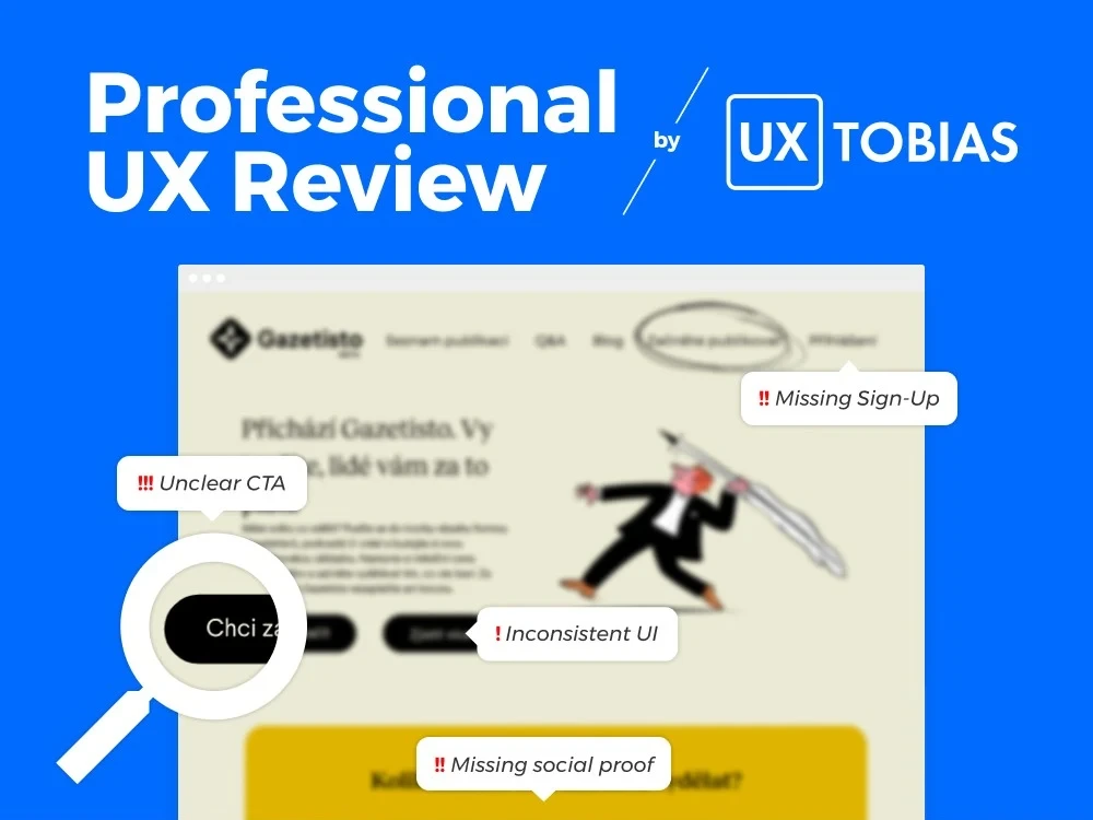 A professional UX review of your website or application | Upwork