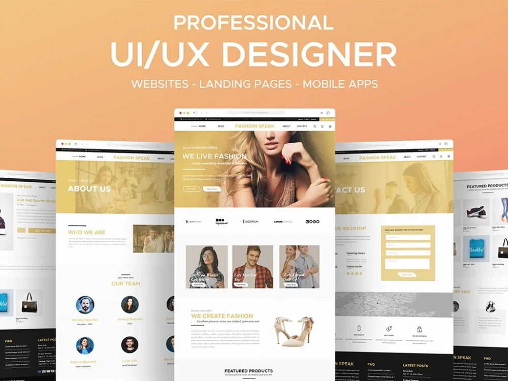 An interactive website UI UX design or mobile app UI UX | Upwork