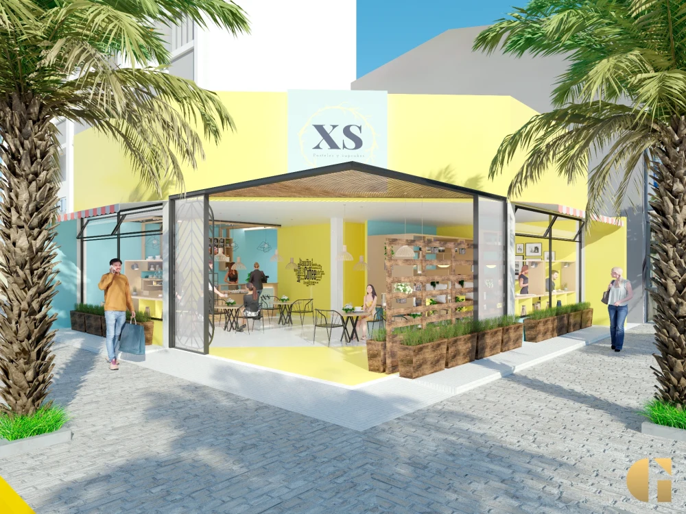 An attractive commercial premises design | Upwork