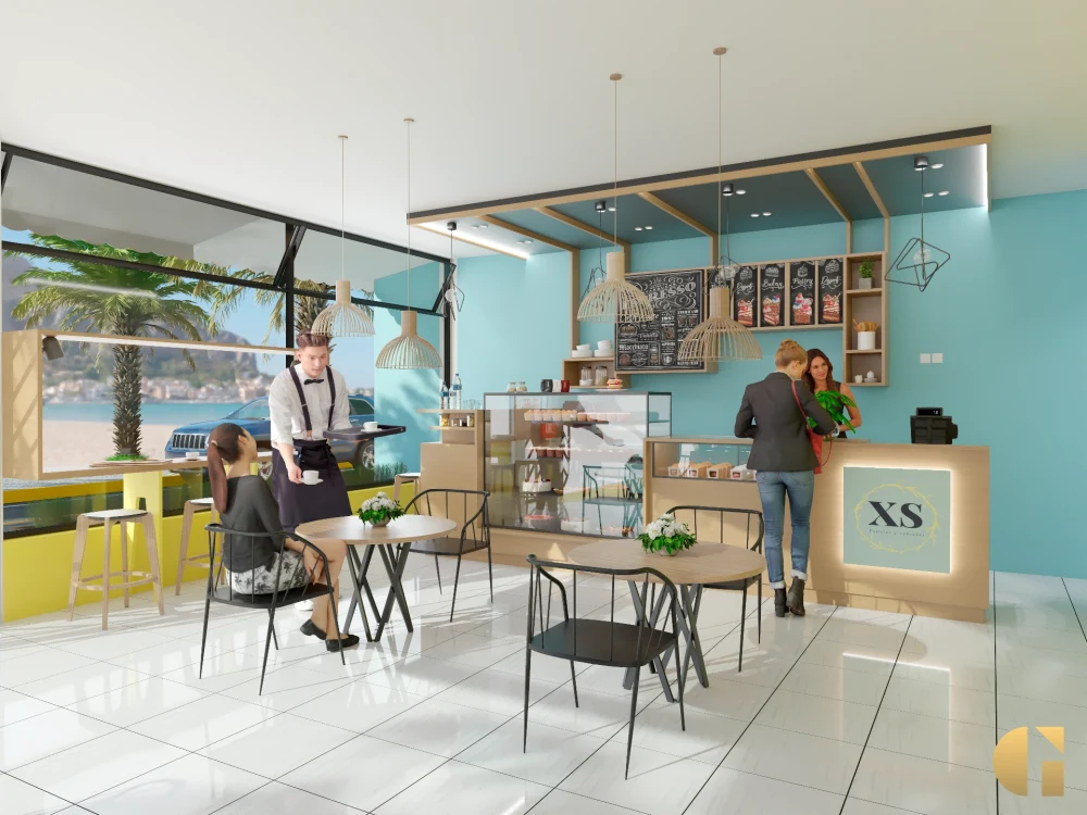 An attractive commercial premises design | Upwork
