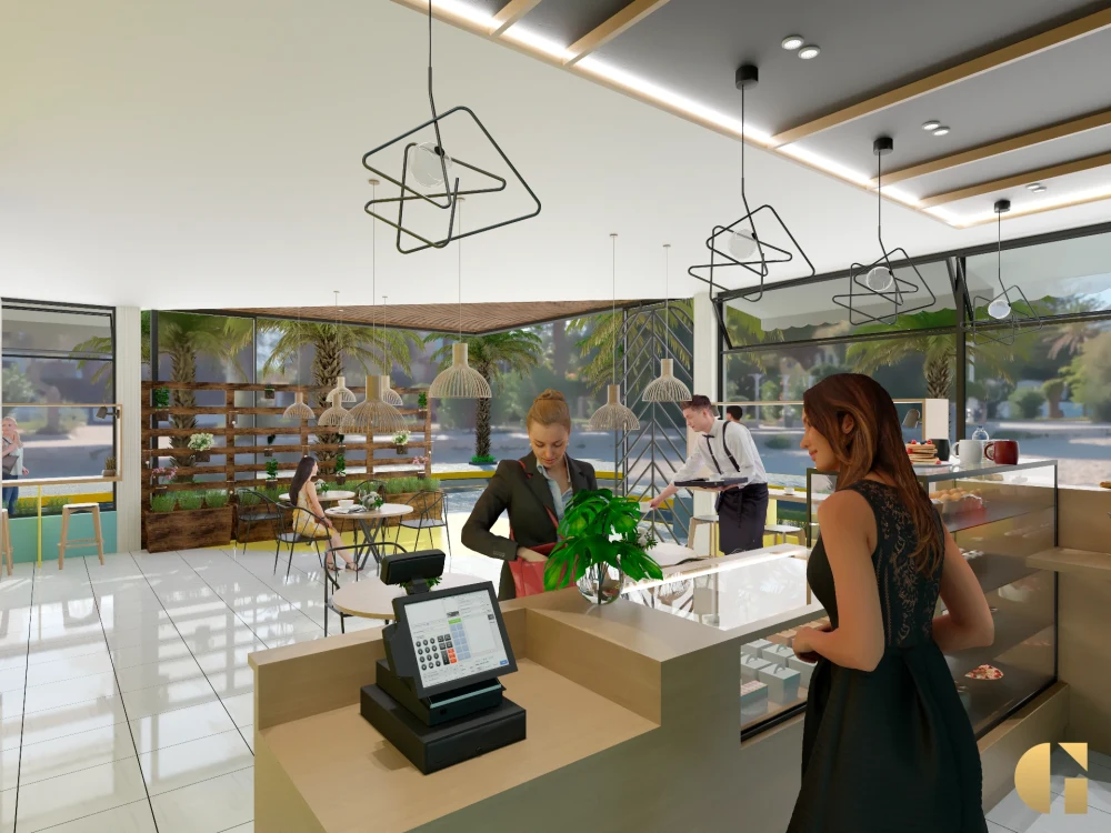 An attractive commercial premises design | Upwork