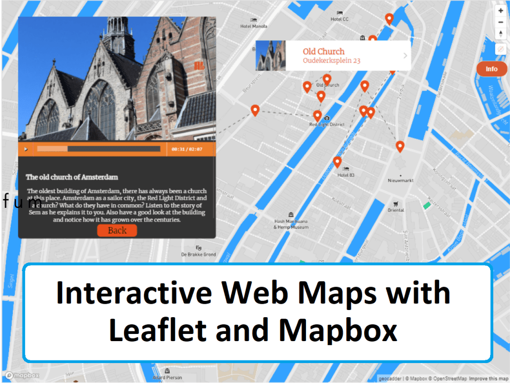 А web interactive map with Leaflet and Mapbox | Upwork