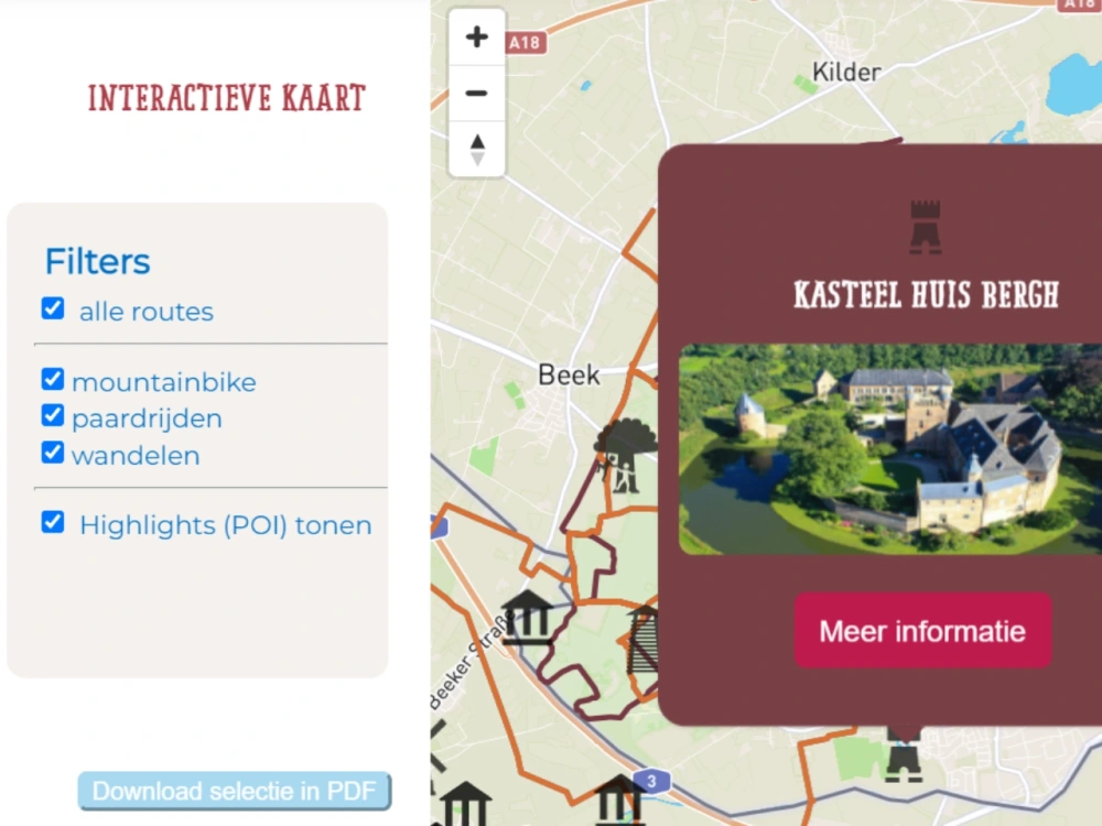 А web interactive map with Leaflet and Mapbox | Upwork