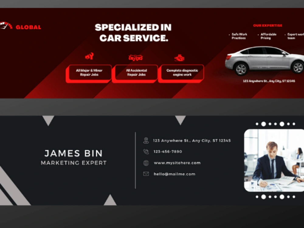 Professional linked in banner & header | Upwork