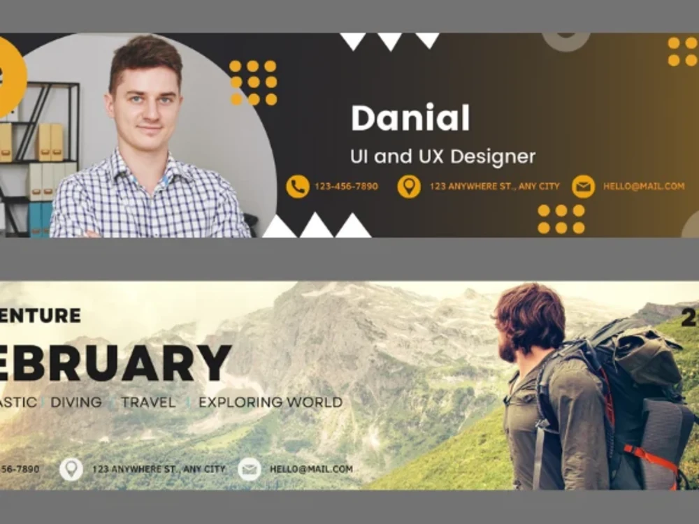 Professional linked in banner & header | Upwork