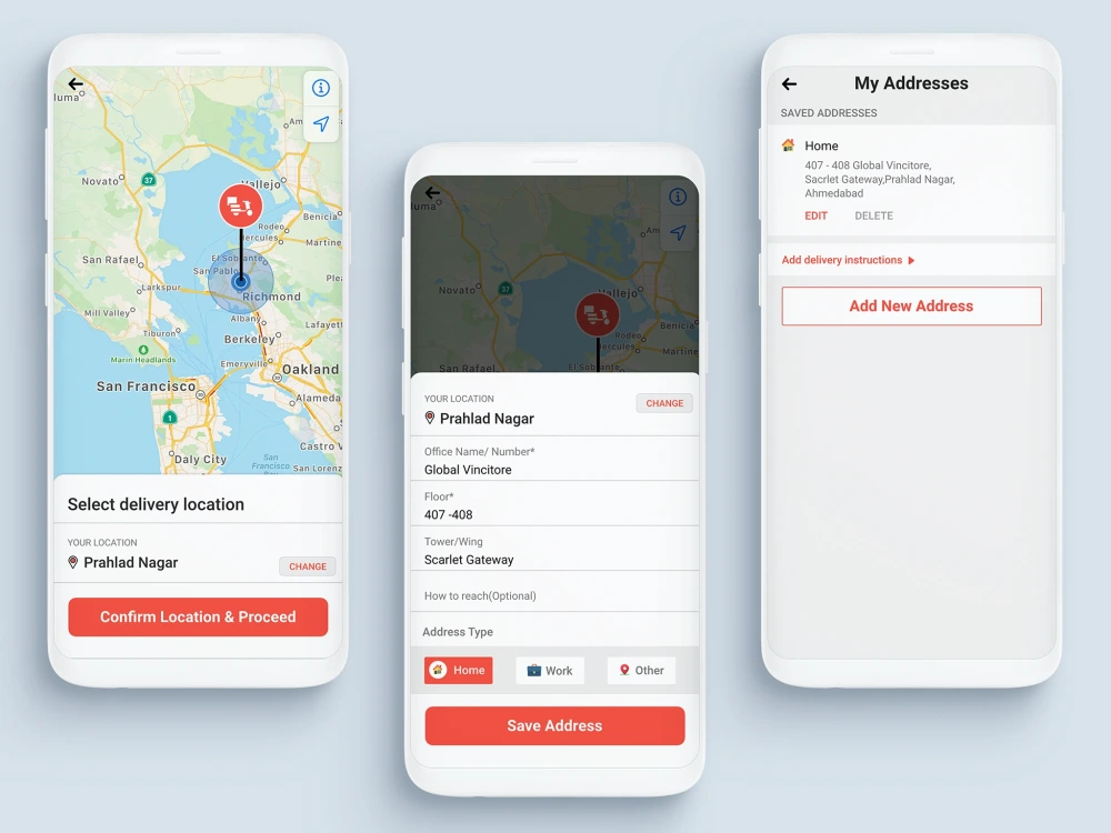 An incredible Food and Delivery Mobile App design. | Upwork