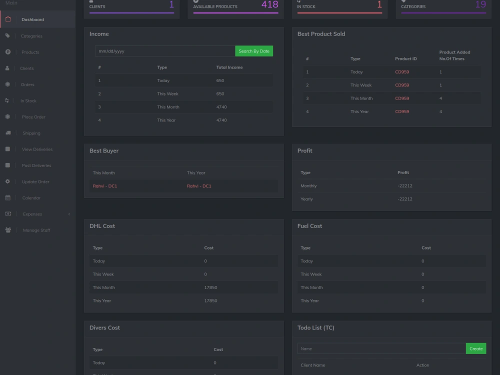 Web based inventory management and erp system | Upwork