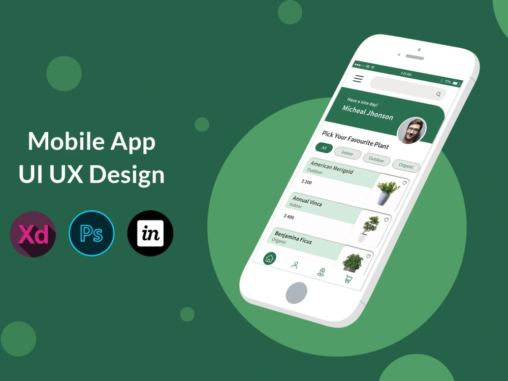 Ui ux and prototype mockup for your mobile app | Upwork
