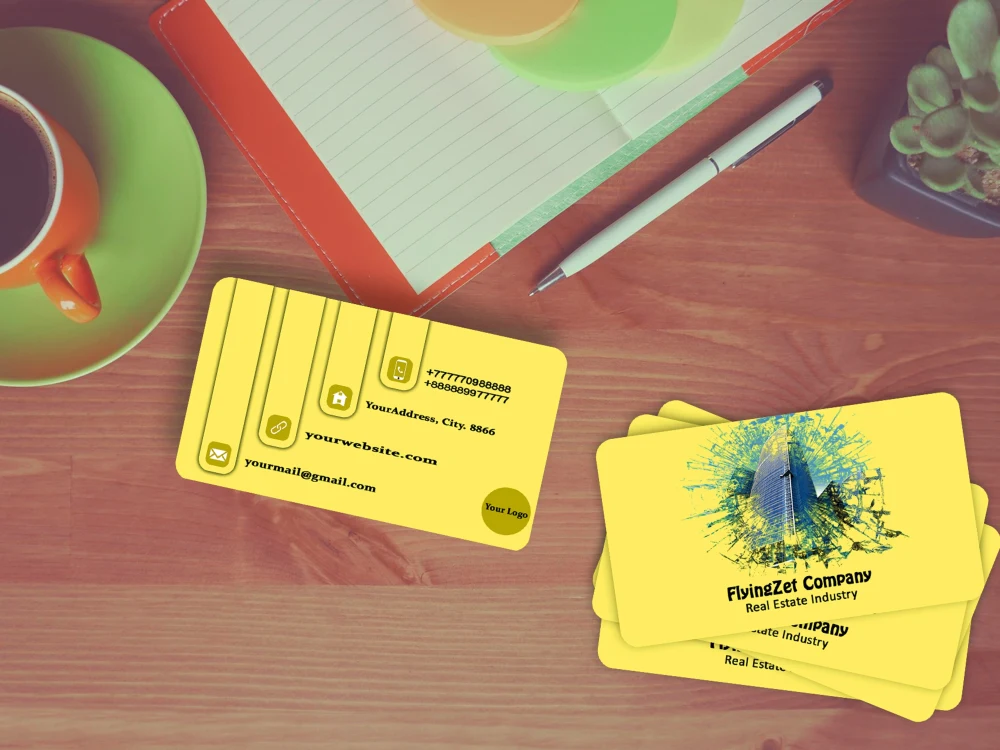 An amazing professional splash business card | Upwork
