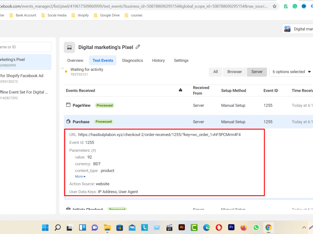 Facebook pixel conversion API with GTM server side tracking | Upwork