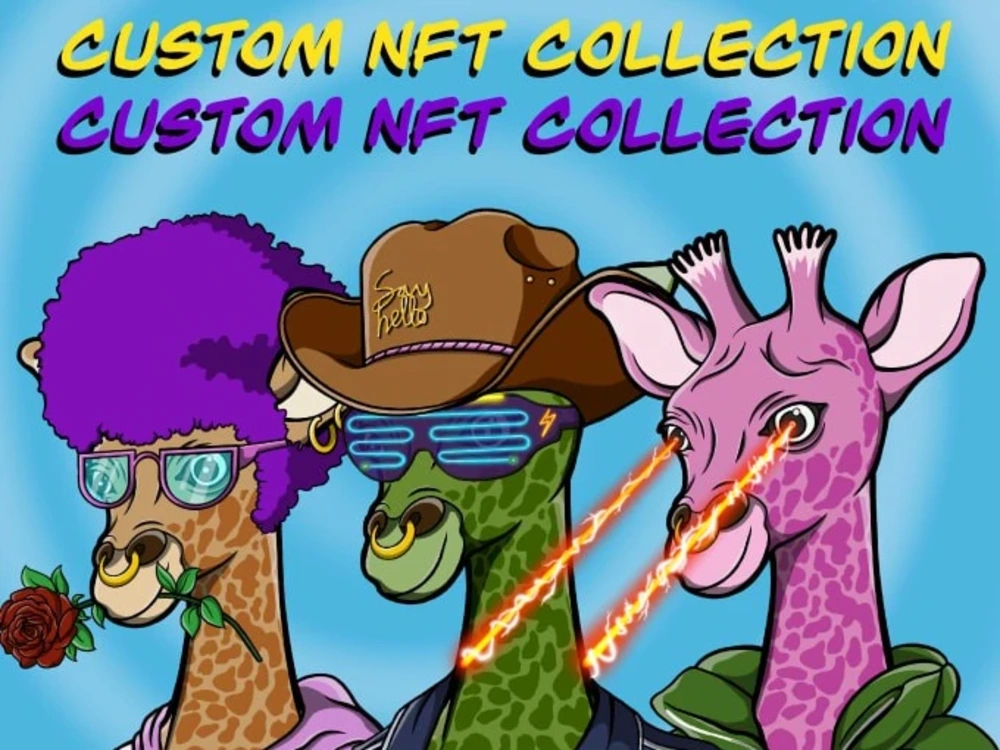 A unique NFT art design | illustration | cartoon | characters | drawing ...