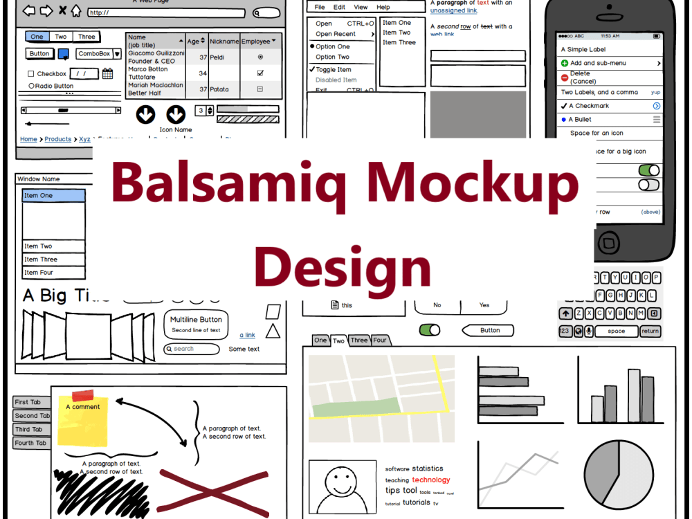 Design Balsamiq Mockup, Wireframe, Prototyping. | Upwork