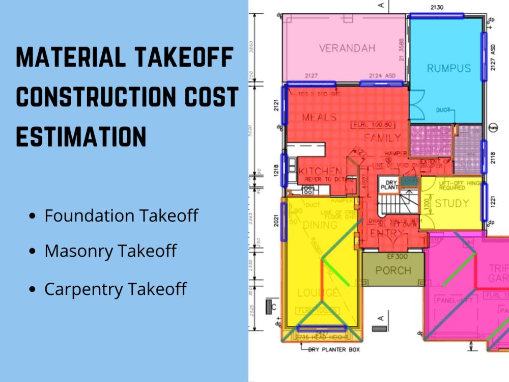Material Takeoff And Construction Cost Estimation Using Planswift Upwork