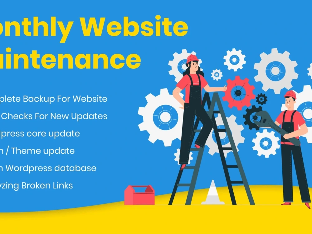 Monthly maintenance your WordPress website with full support | Upwork