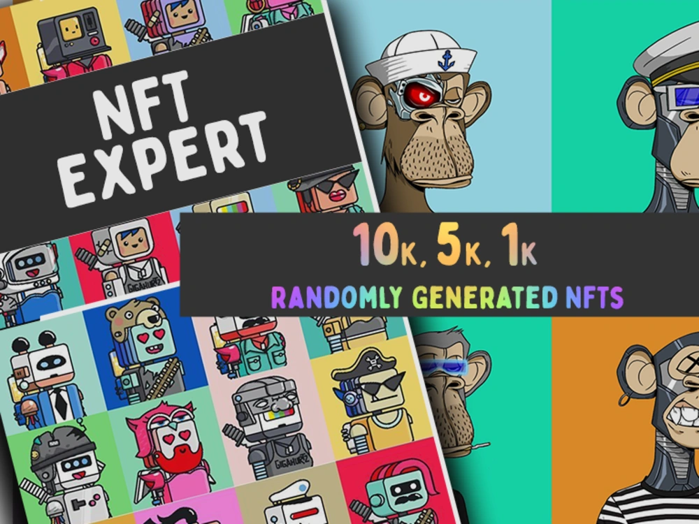 Unique NFT art collection with 1, 1k, 10k NFTs | Upwork