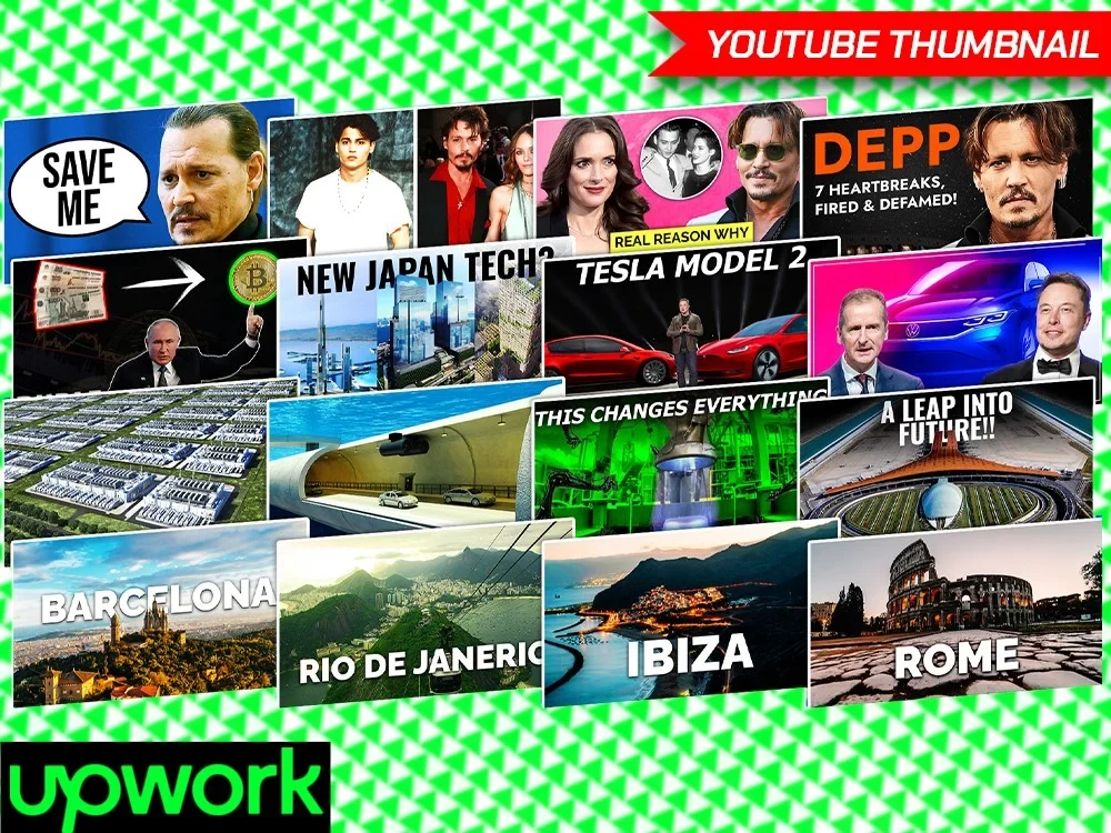 Clickable YouTube Thumbnail with Great Design & Optimized for The Click | Upwork