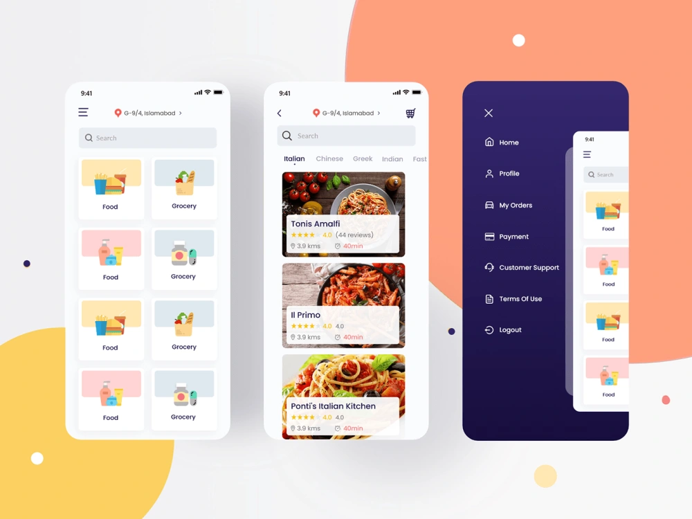 Modern UI/UX design for IOS/Android mobile app | Upwork