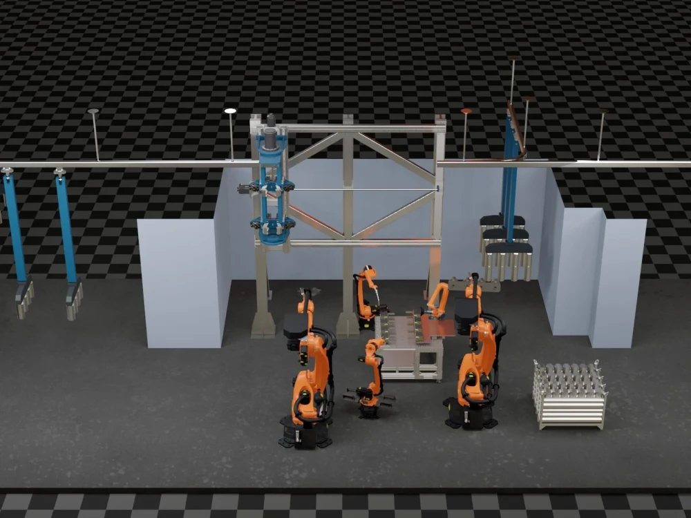 A 3D Machine Design, 2D Manufacturing Drawings, and 3D Mechanical ...