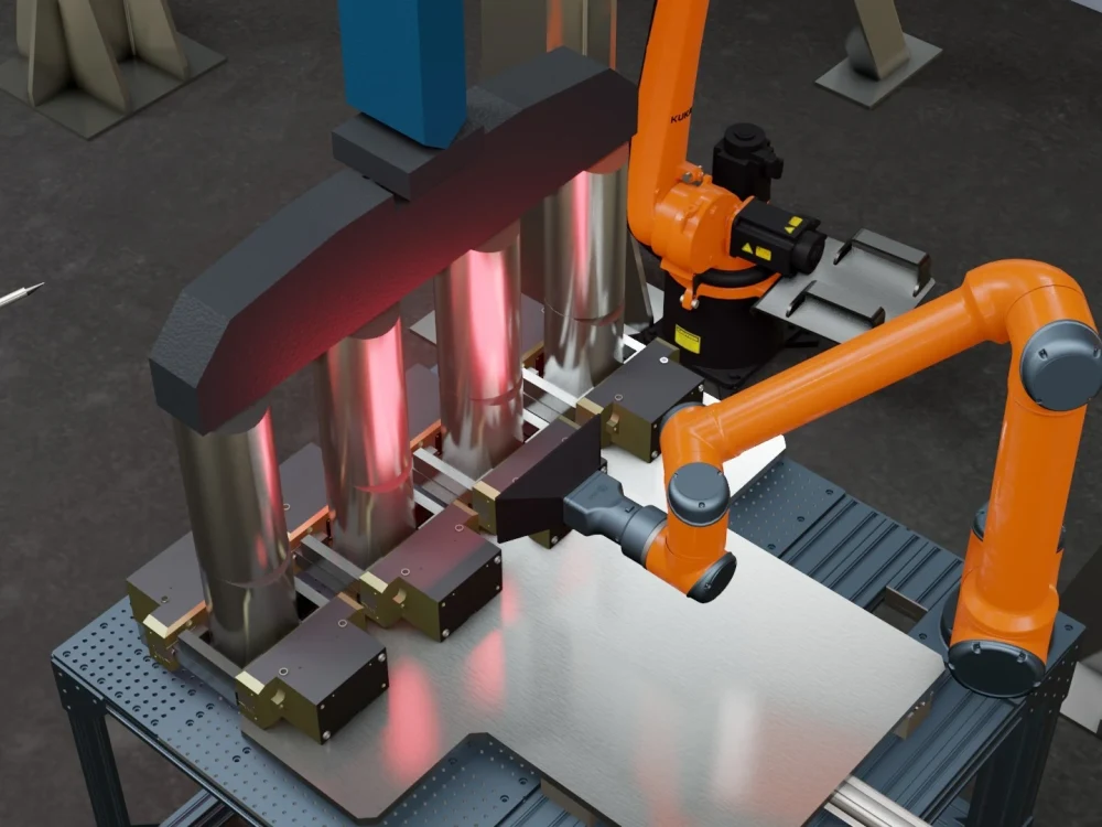 A 3D Machine Design, 2D Manufacturing Drawings, and 3D Mechanical ...