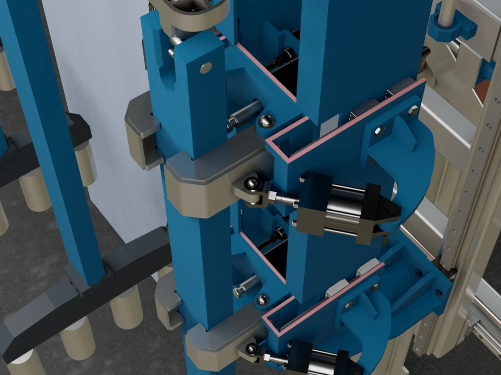 A 3D Machine Design, 2D Manufacturing Drawings, and 3D Mechanical ...