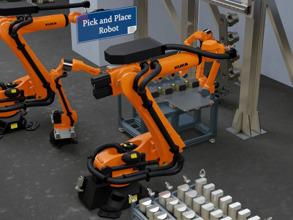 A 3D Machine Design, 2D Manufacturing Drawings, and 3D Mechanical ...