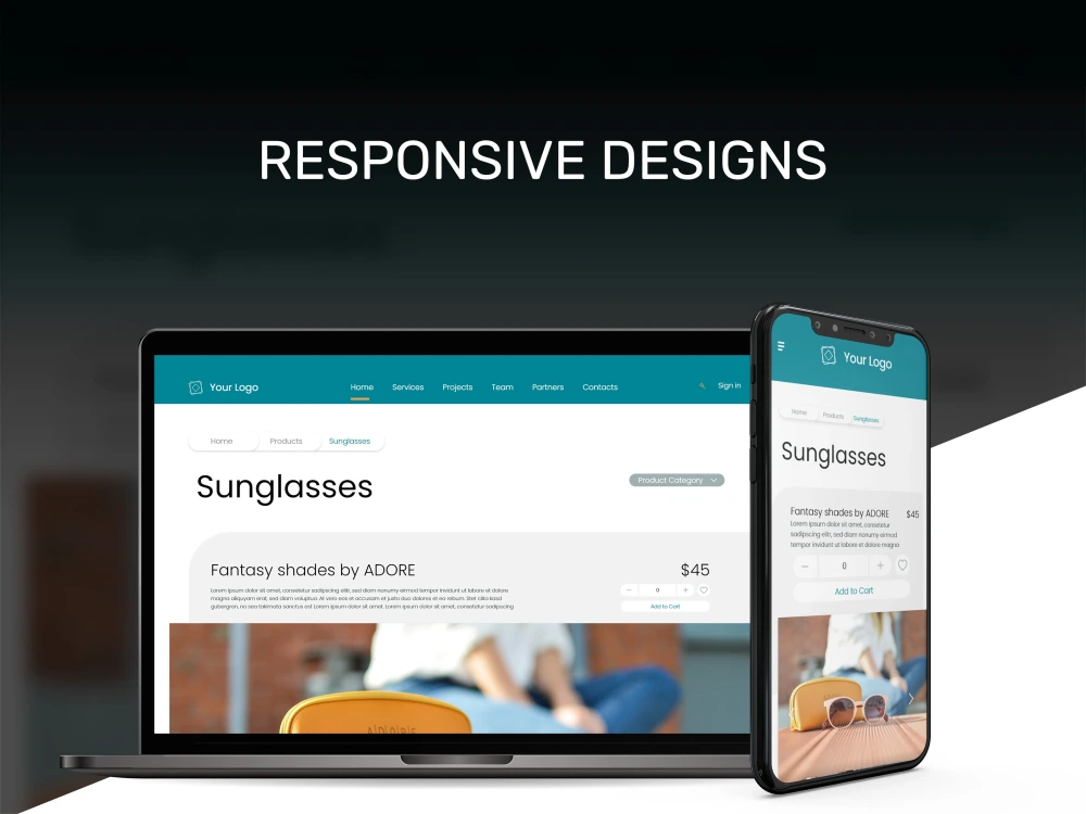 Responsive website design UI UX | Upwork