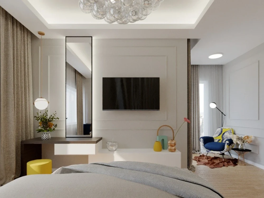 A wonderful custom bedroom design | Upwork