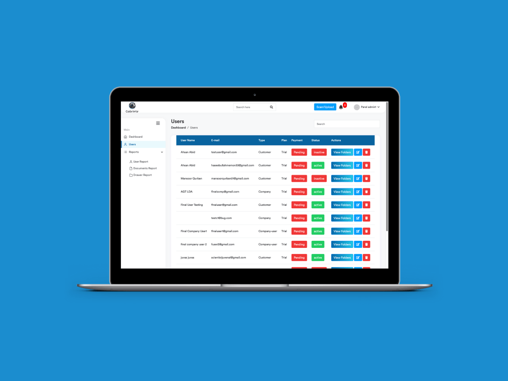 A custom web application with an admin panel | Upwork