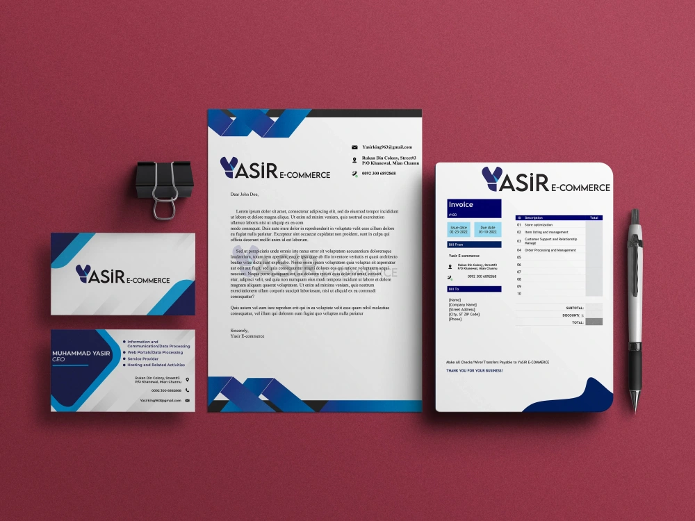 Amazing professional stationary design and Business Cards | Upwork