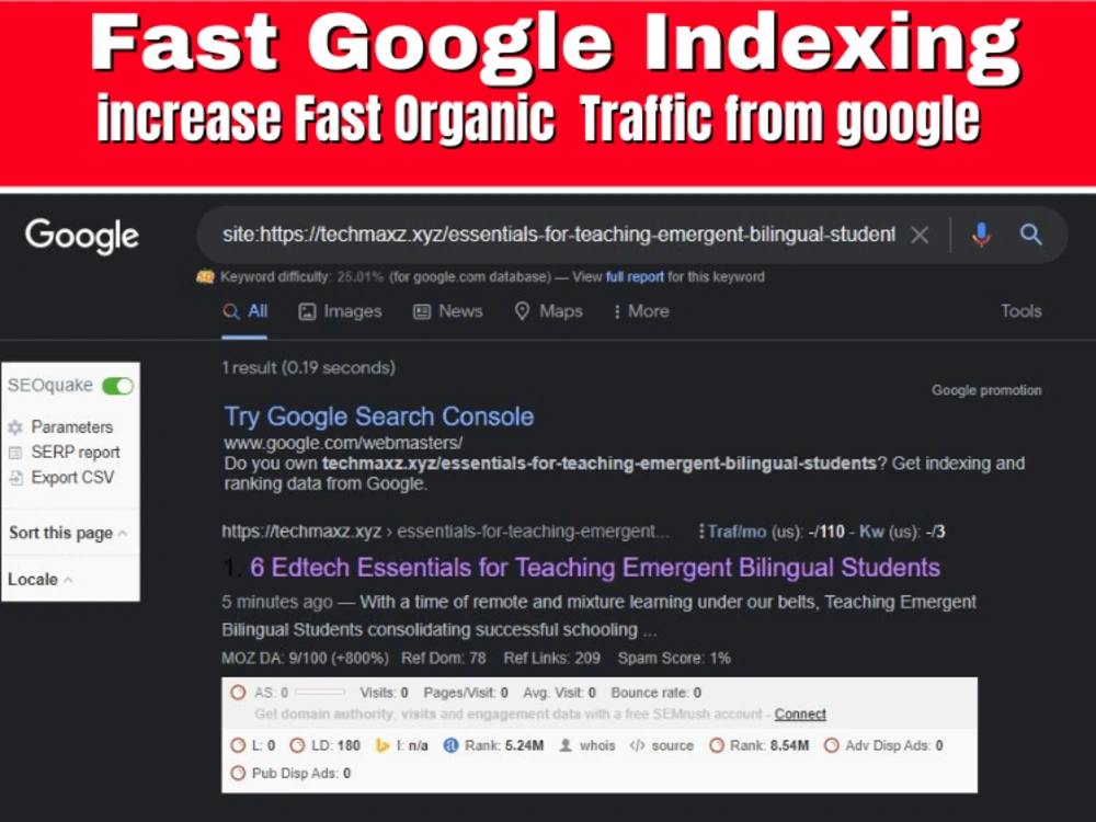 Setup Instant Google Indexing API Wordpress Website | Upwork