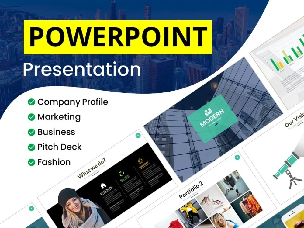 A modern designed PowerPoint deck/presentation | Upwork