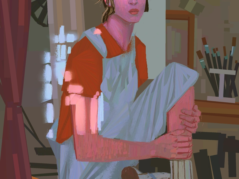 A very cool digital portrait drawing | Upwork