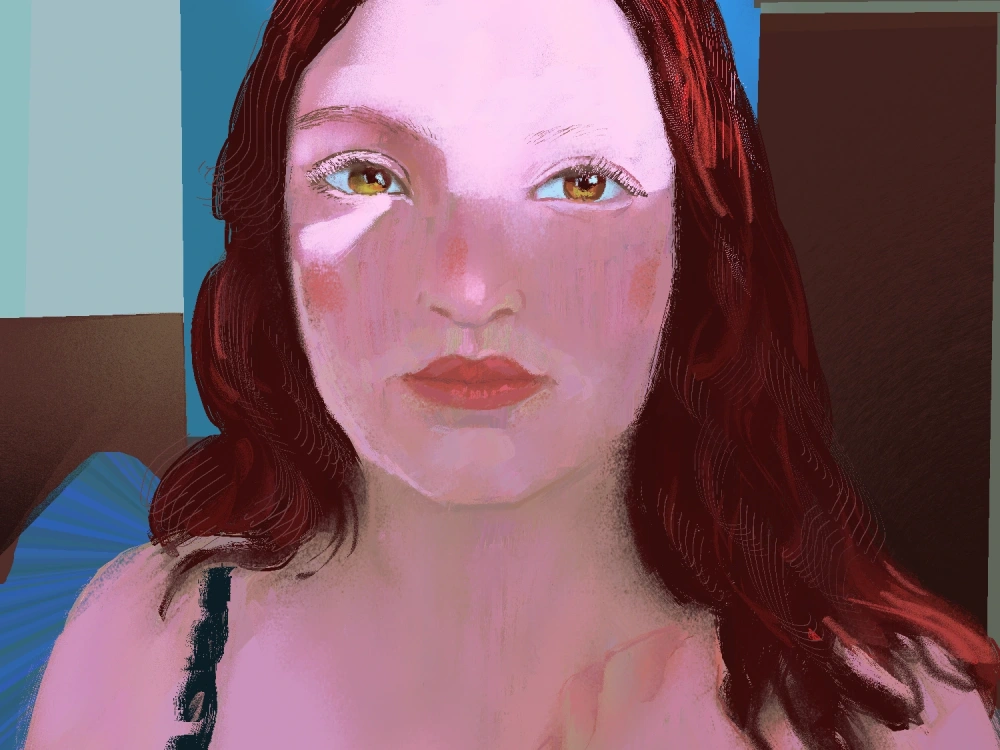 A very cool digital portrait drawing | Upwork